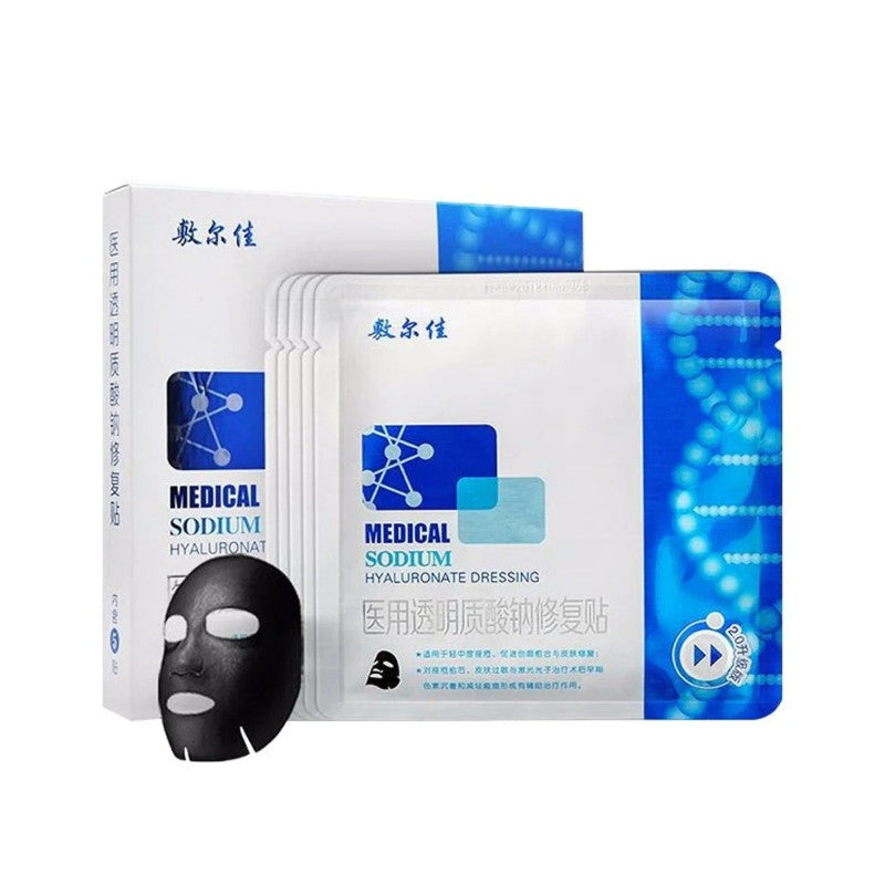Voolga Medical Sodium Hyaluronate Dressing Mask Black 5pcs – Fancylife